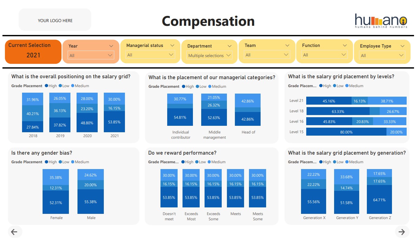 HR data management and visualization - powerful insights
